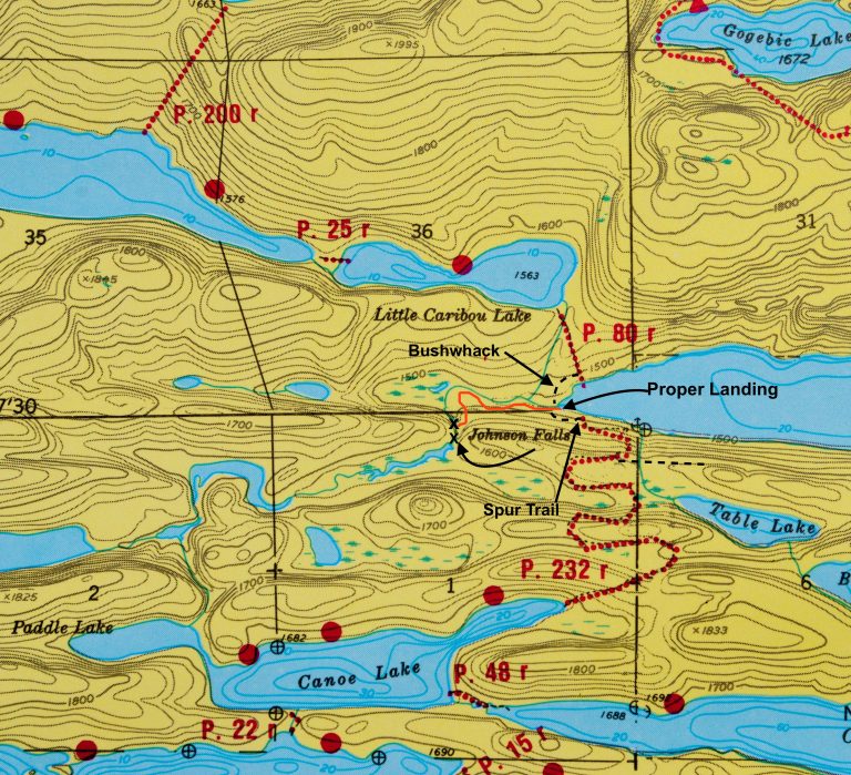 On the Trail to Johnson Falls – Clearwater Outfitters – Premier BWCA ...